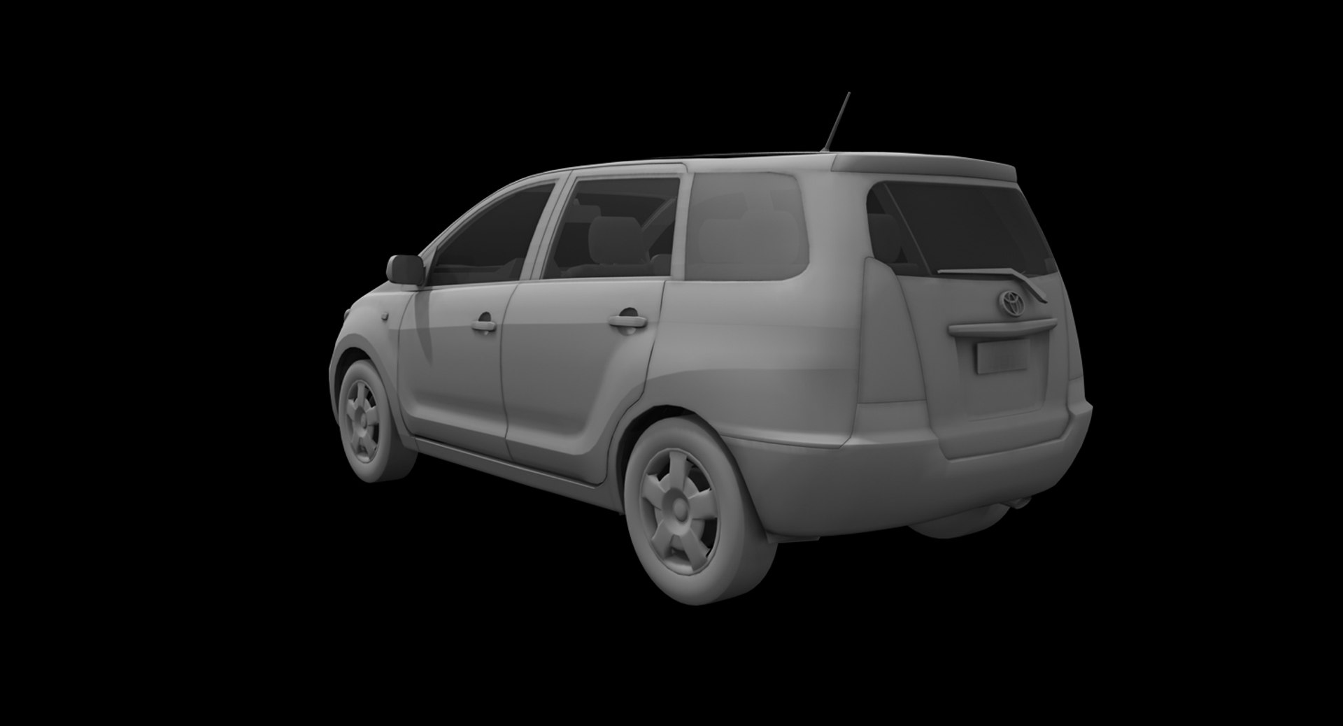 Innova Car 3D Model - TurboSquid 1540843