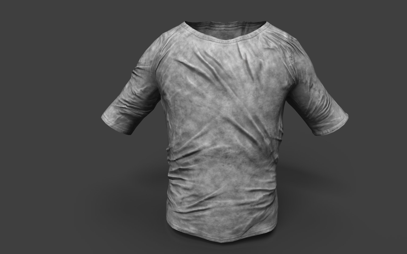 Old Dirty T-Shirt Model - TurboSquid 1774443