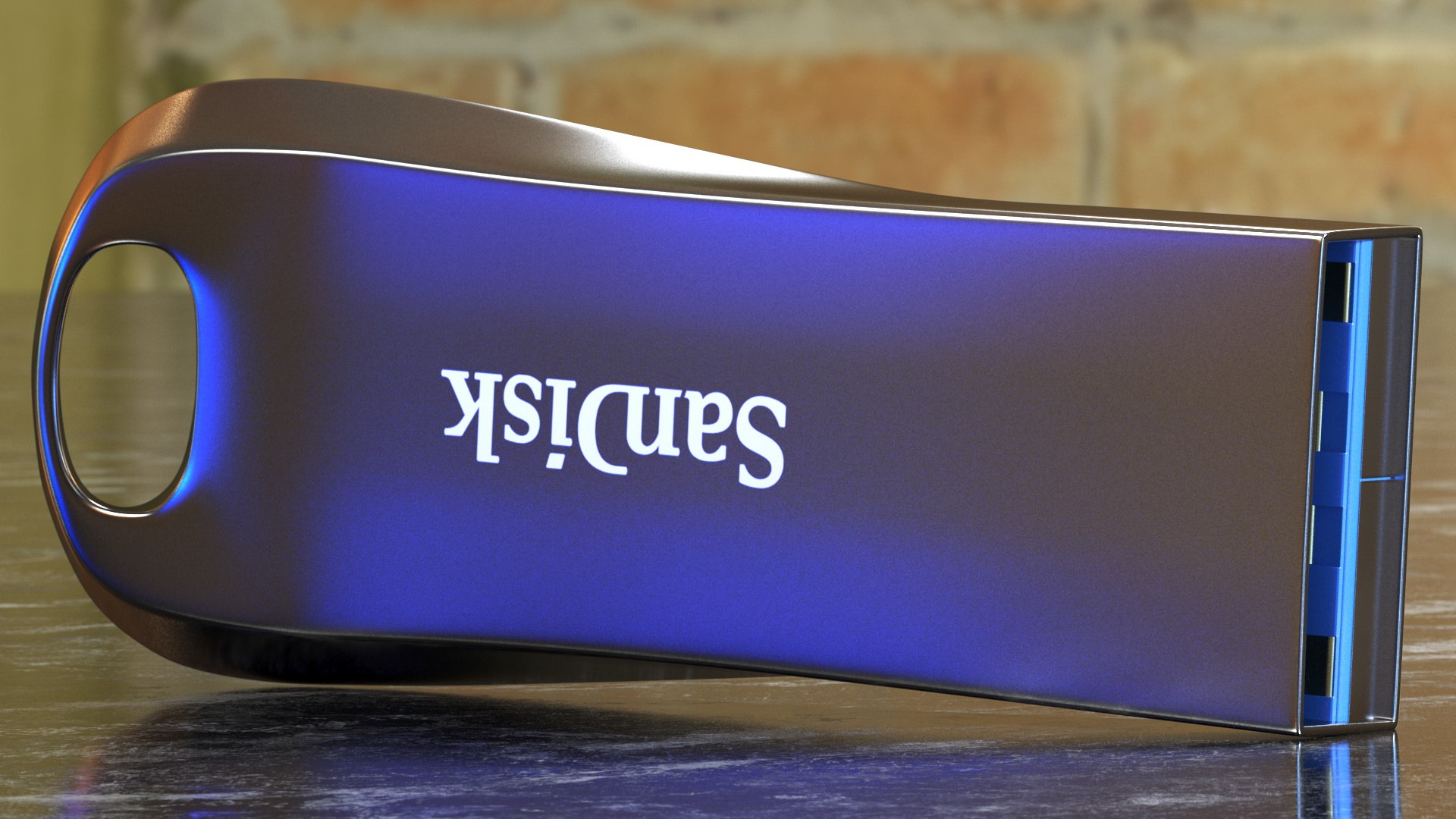 SanDisk Flash Drive model - TurboSquid 1968499