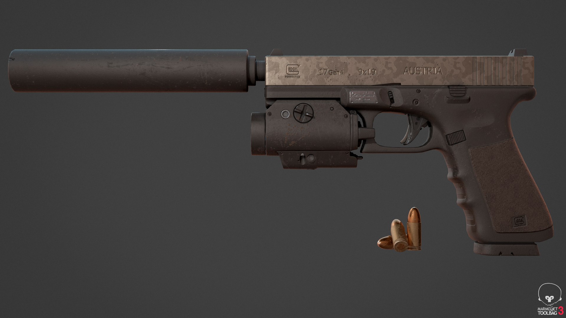 modelo 3d Glock-17 - TurboSquid 1314879