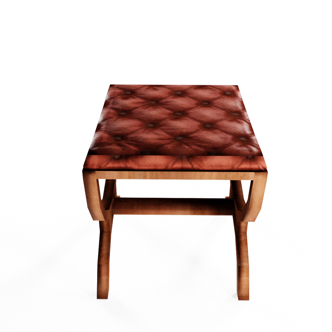 Footstool stool 3D model - TurboSquid 1385176