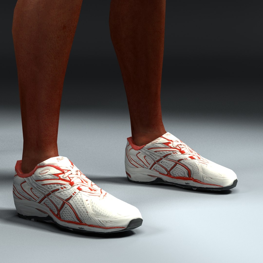 Olympic Track Athlete 3d Model