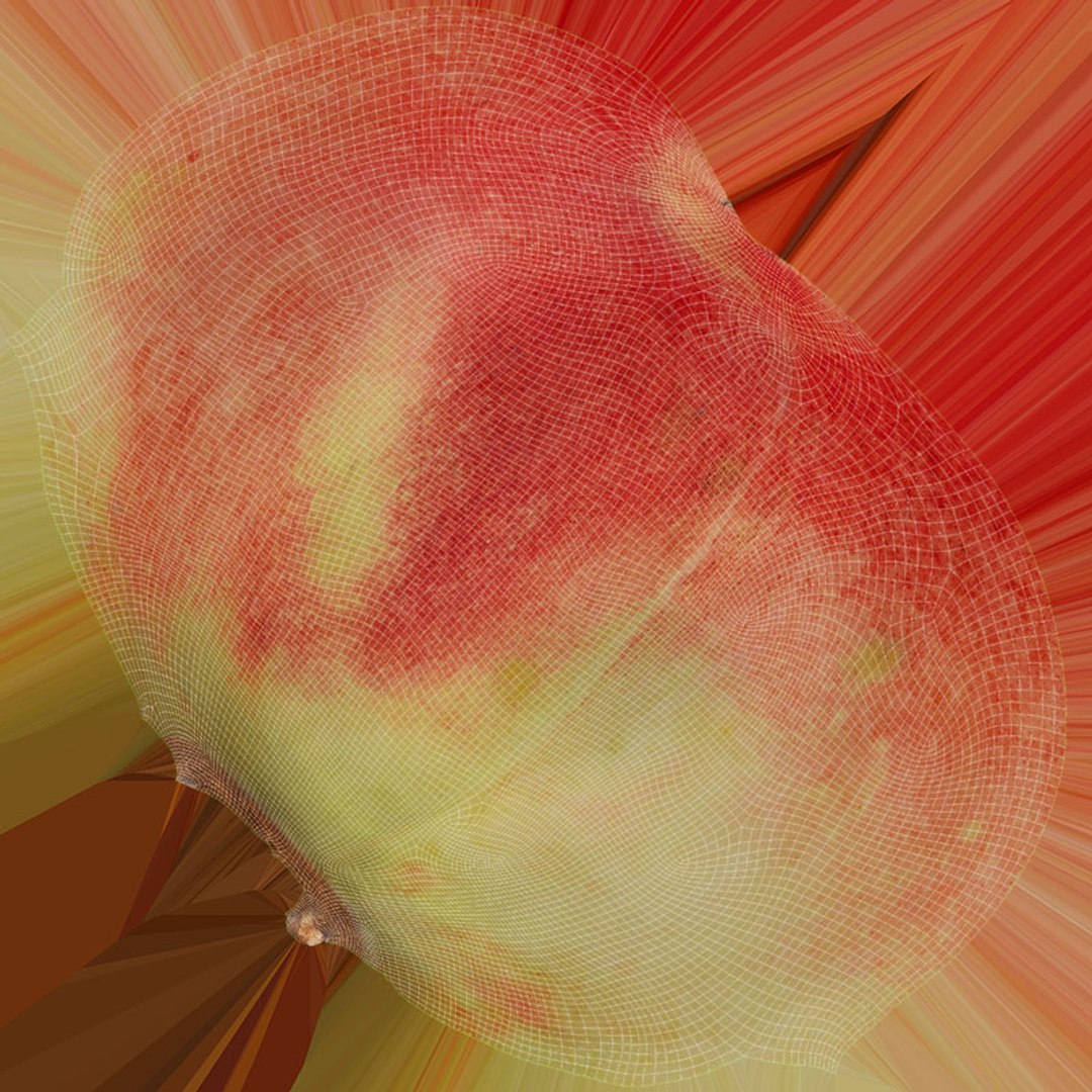 3D Peach 01 - TurboSquid 2266353