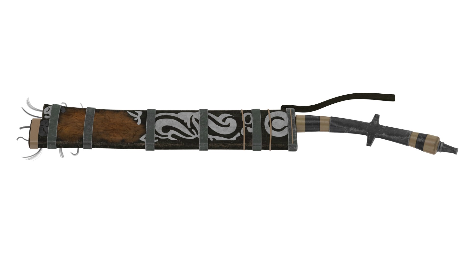 3D Pandat Sword - TurboSquid 1754678