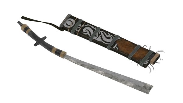 3D Pandat Sword - TurboSquid 1754678