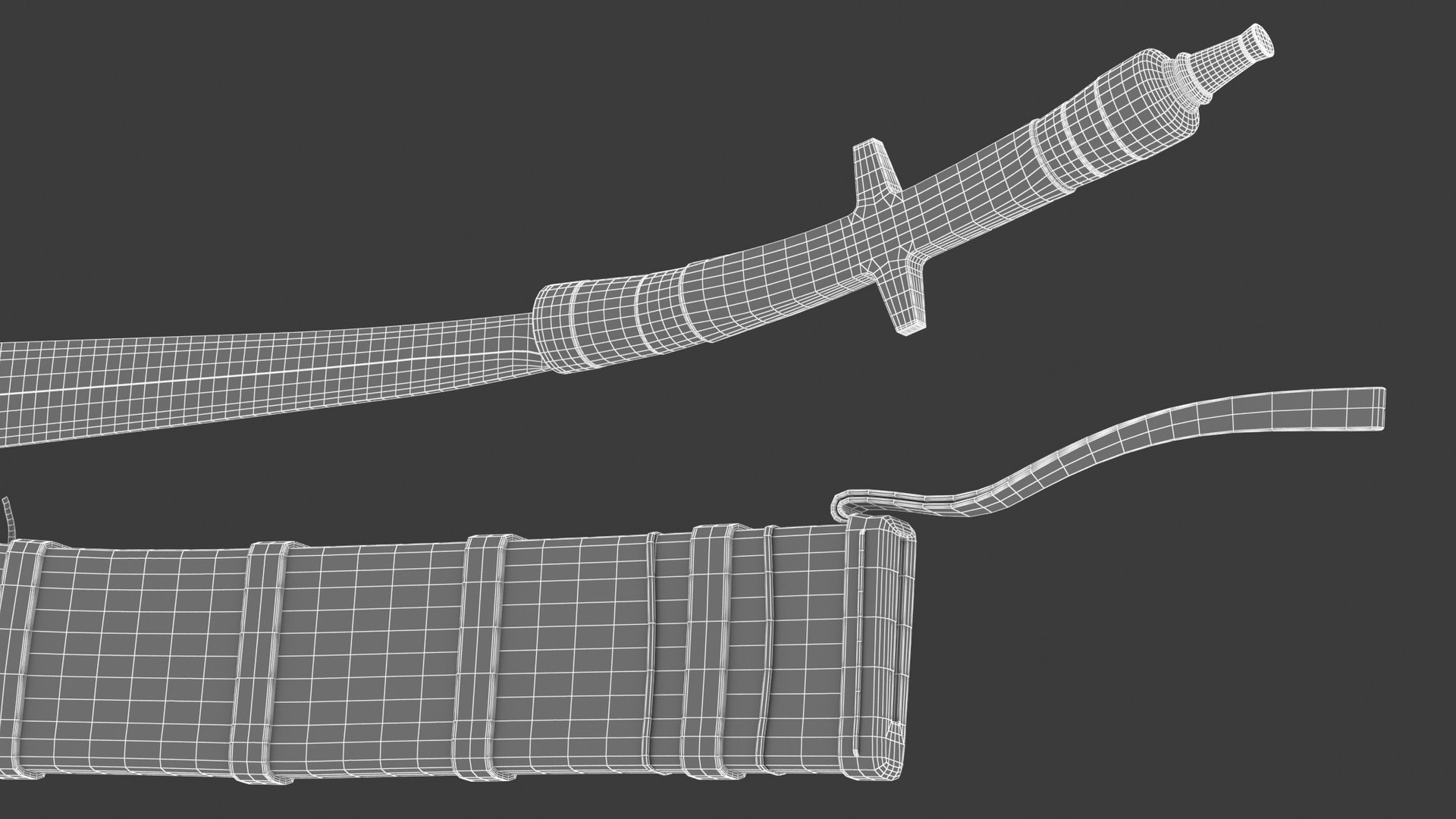 3D Pandat Sword - TurboSquid 1754678