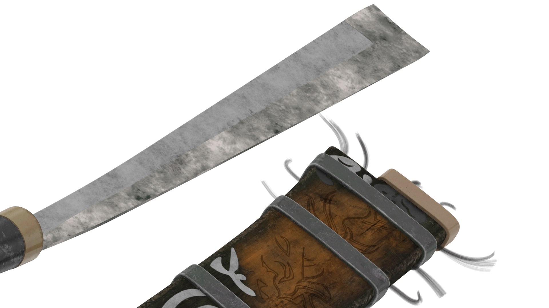 3D Pandat Sword - TurboSquid 1754678