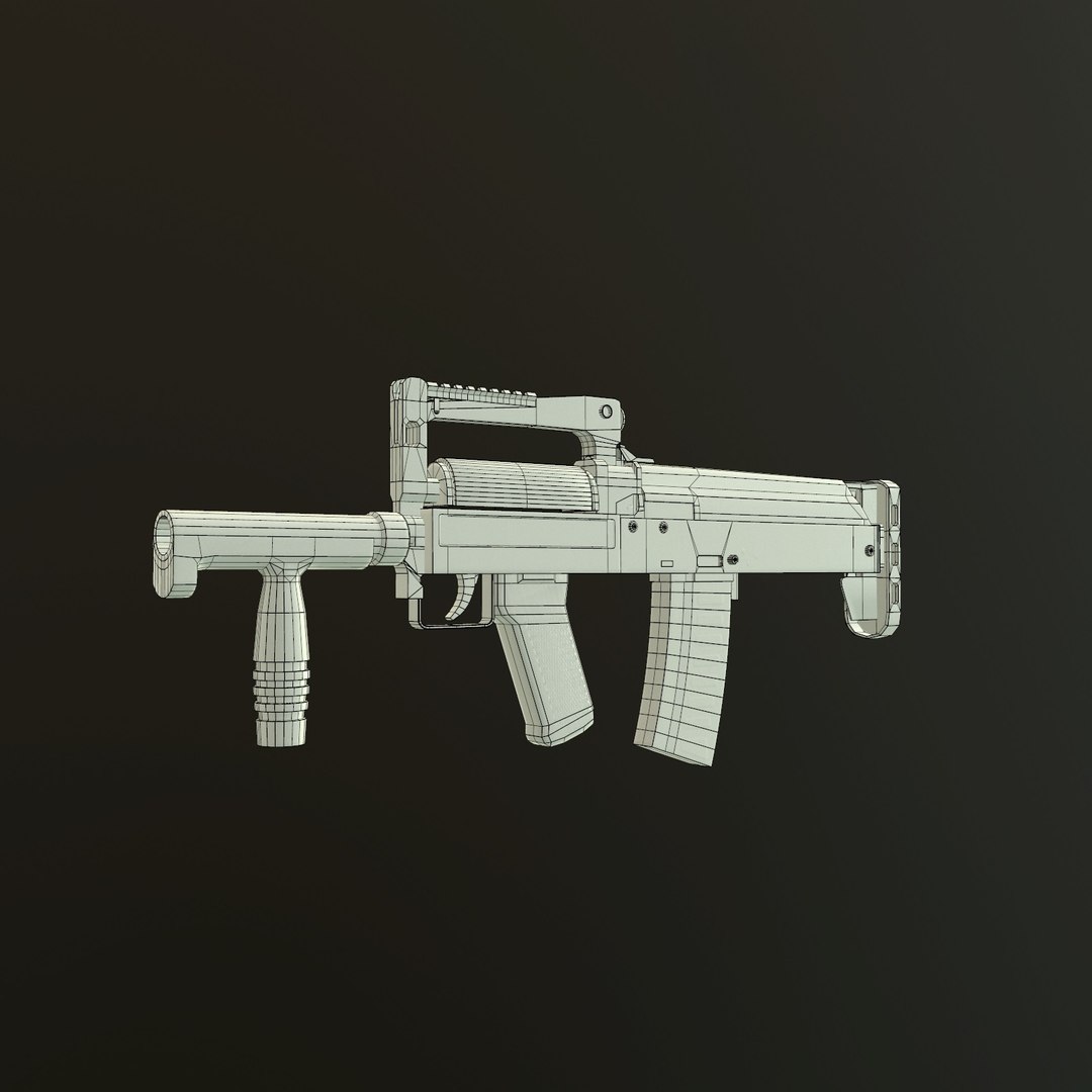Assault rifle 3D - TurboSquid 1341981