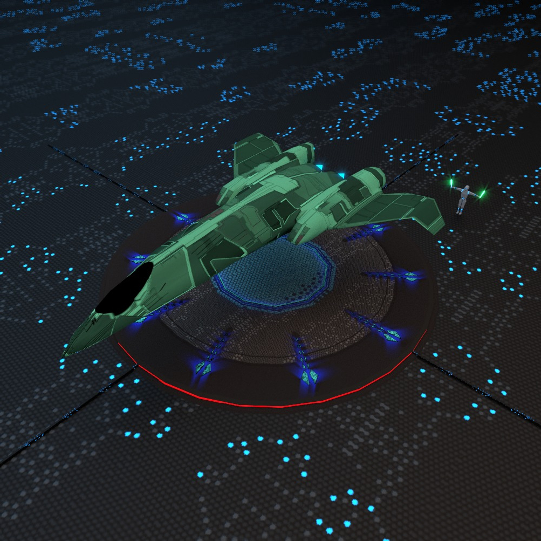 Space Spaceship Obj
