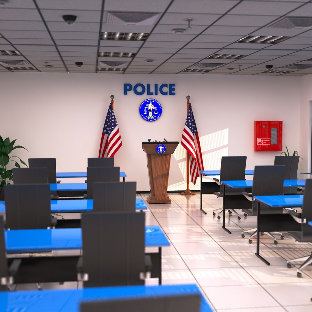 Police Conference Room 3D Model - TurboSquid 2063219