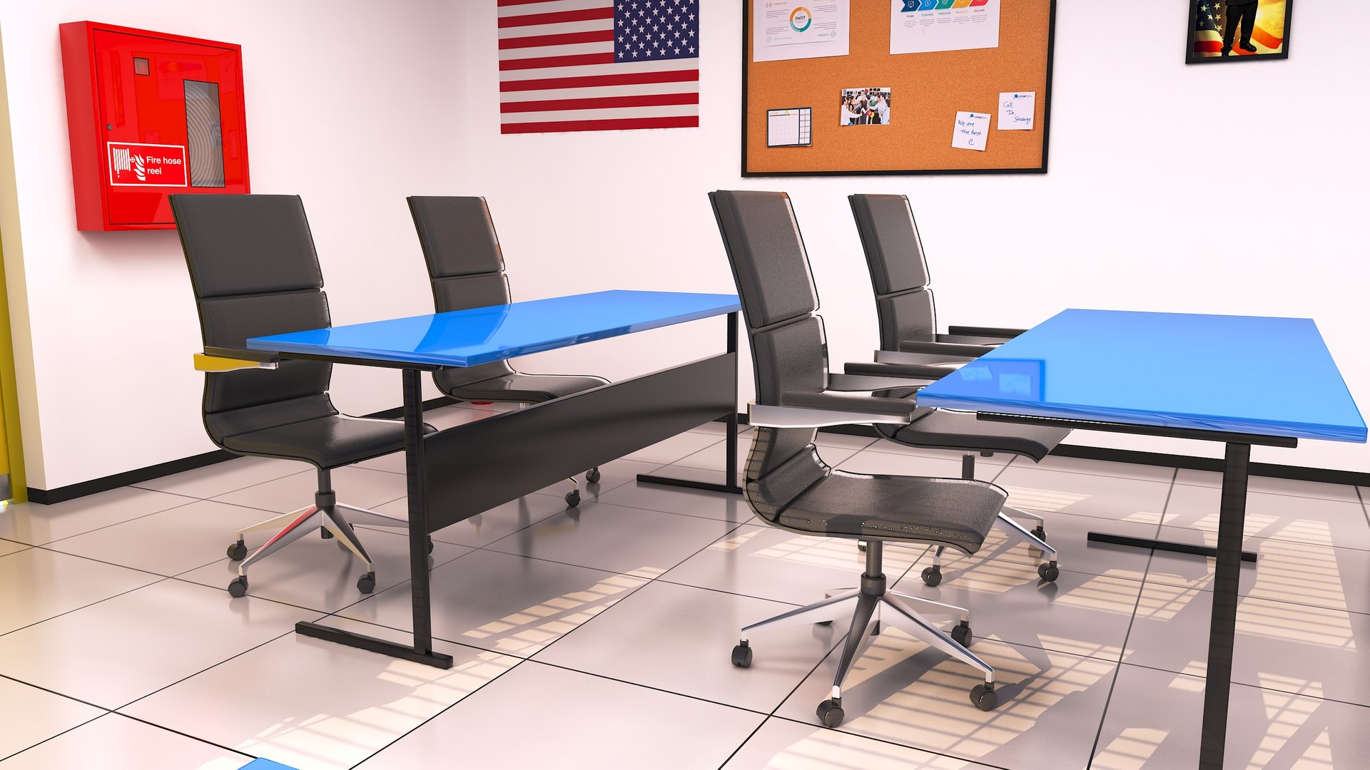 Police Conference Room 3D Model - TurboSquid 2063219