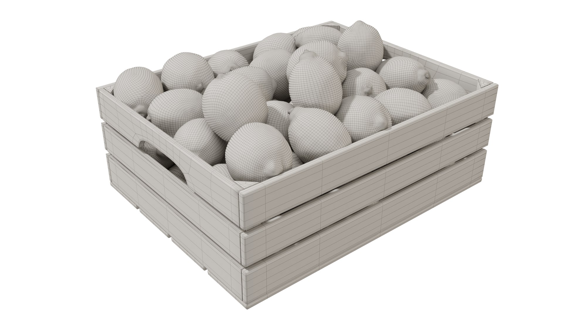 Yellow Lemon Egypt Crates 3D - TurboSquid 1967396
