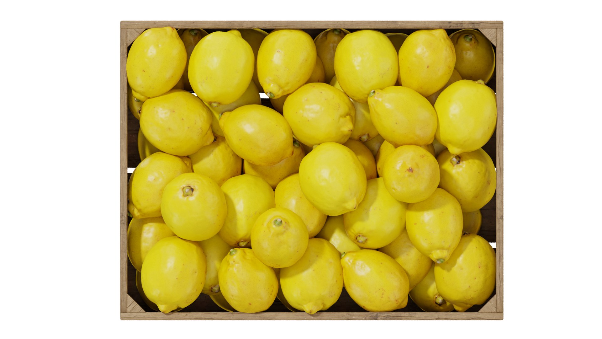 Yellow Lemon Egypt Crates 3D - TurboSquid 1967396