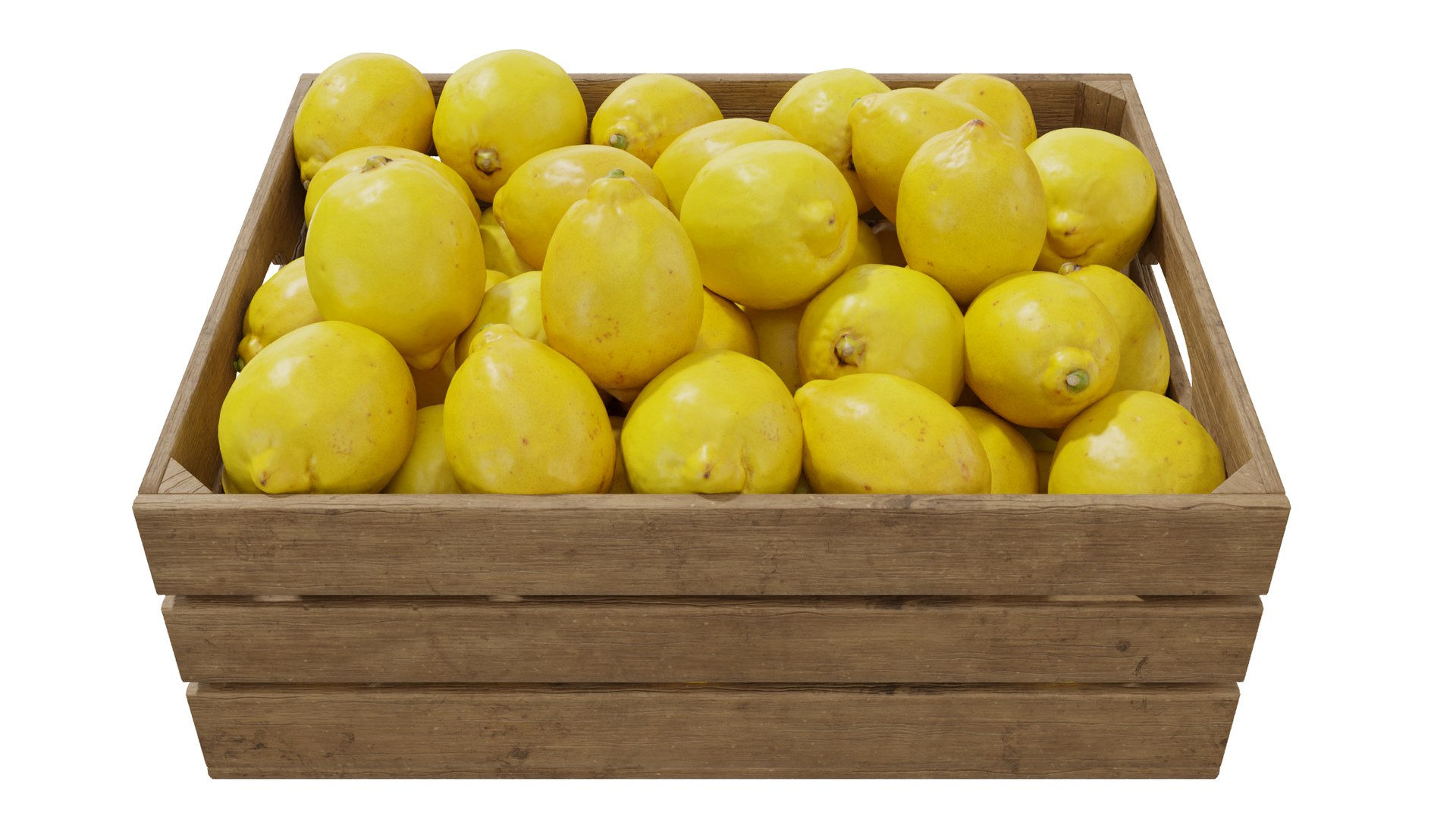Yellow Lemon Egypt Crates 3D - TurboSquid 1967396