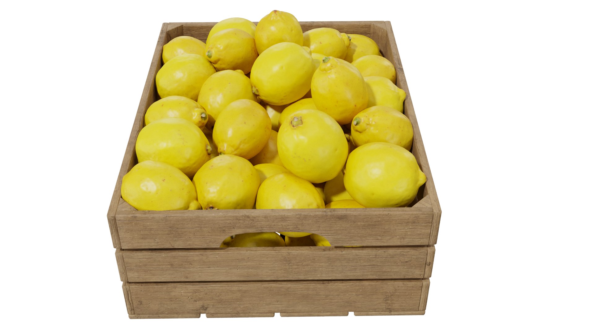 Yellow Lemon Egypt Crates 3D - TurboSquid 1967396
