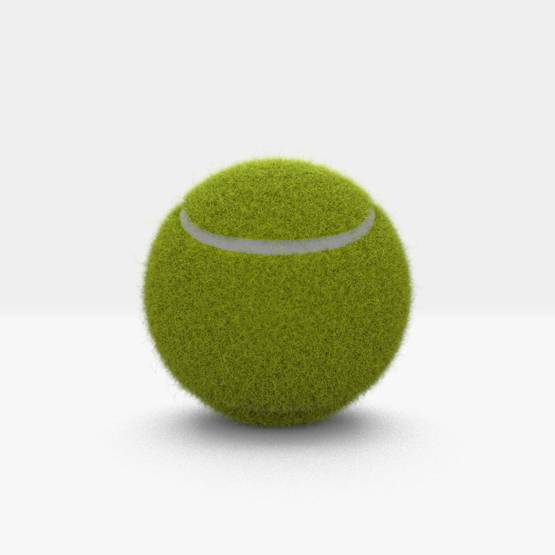 3d Tennis Ball Model