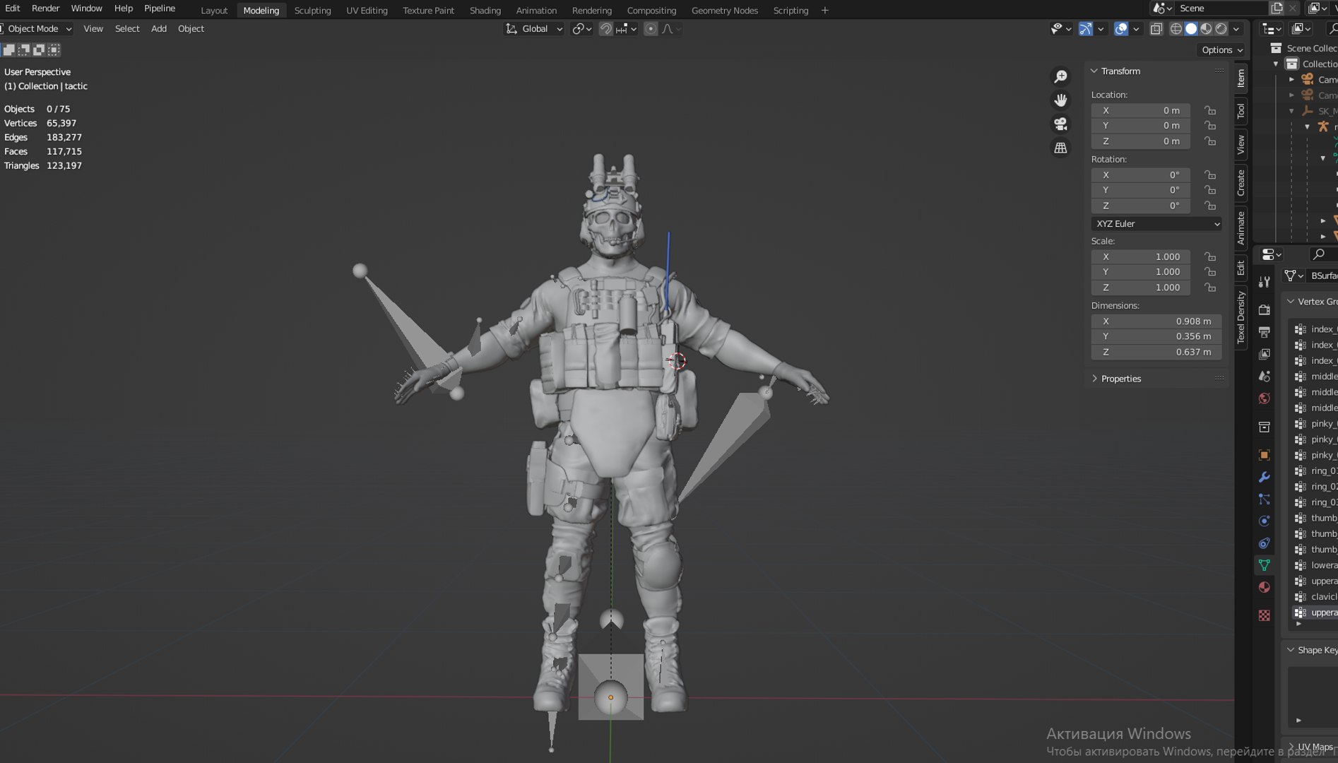 3D Model MODULAR SOLDIER PACK Low-poly 3D Model - TurboSquid 2098194