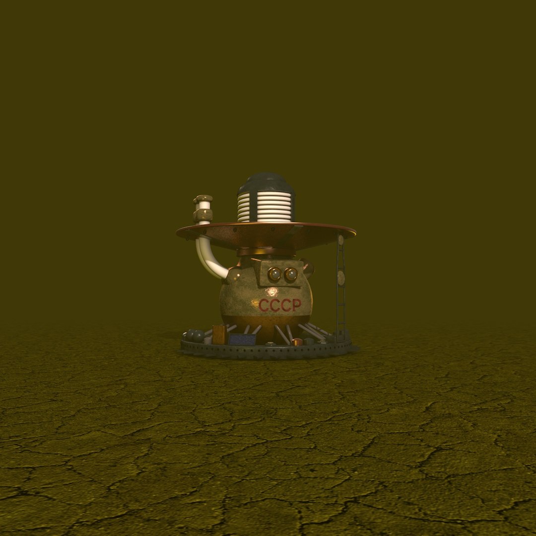 Venera 9 Landing Spacecraft 3D Model - TurboSquid 1646029