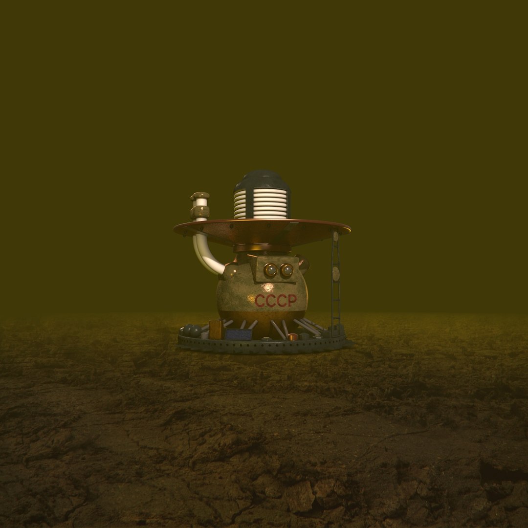 Venera 9 Landing Spacecraft 3D Model - TurboSquid 1646029