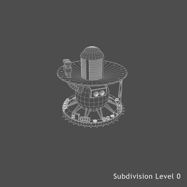 Venera 9 landing spacecraft 3D model - TurboSquid 1646029