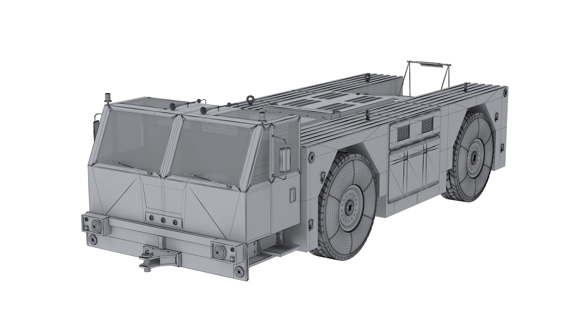 Aircraft Tug Tractor 3D Model - TurboSquid 2333221