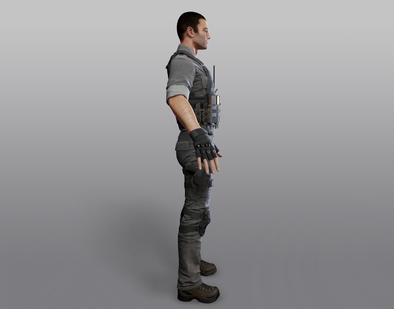 Army man model - TurboSquid 1288420