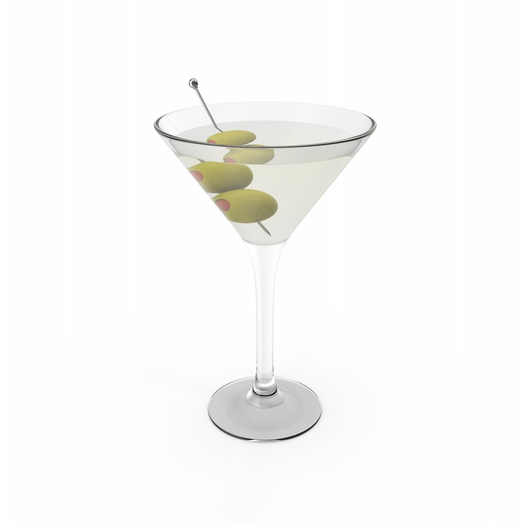 Cocktail Martini 3D Model - TurboSquid 1853555