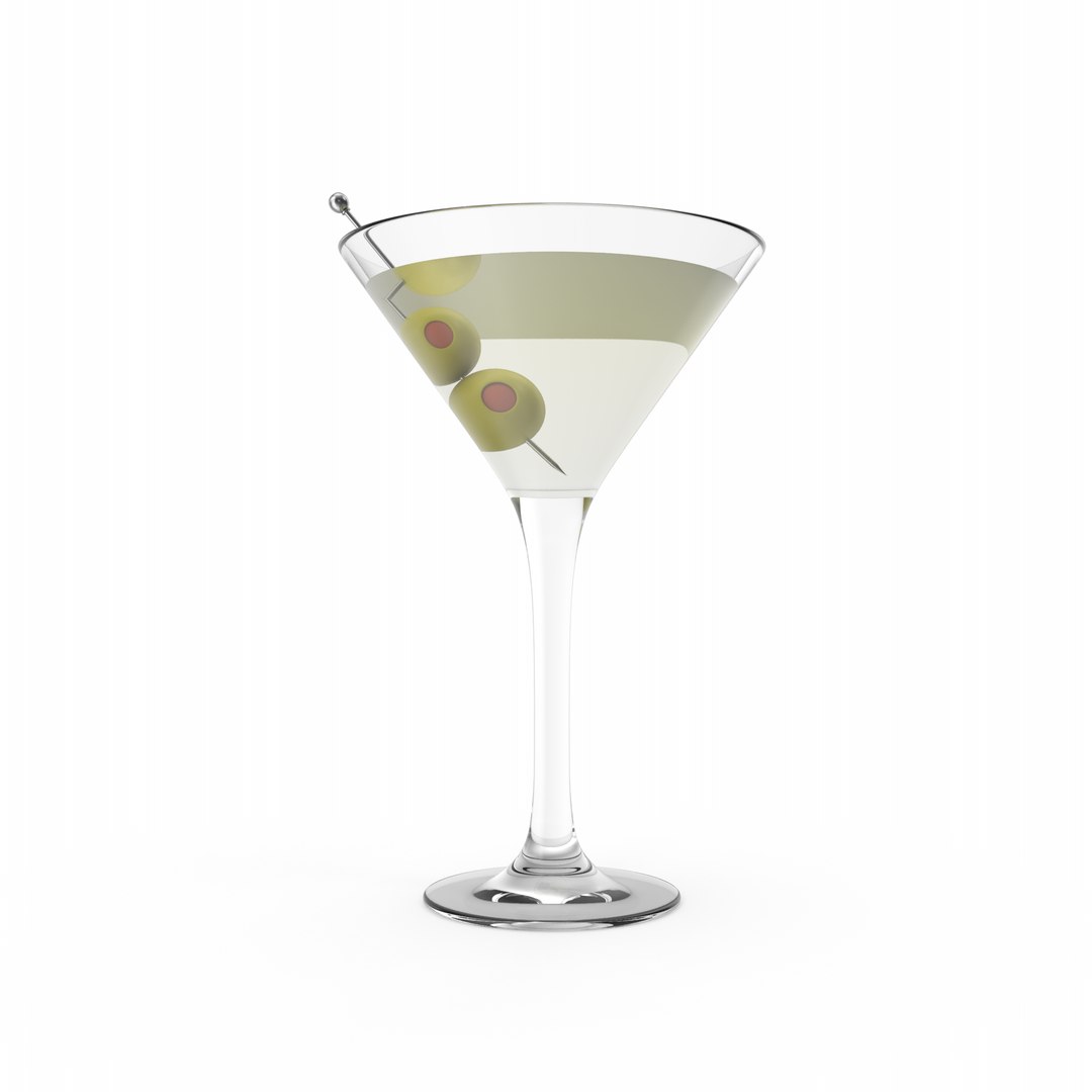 Cocktail Martini 3D Model - TurboSquid 1853555