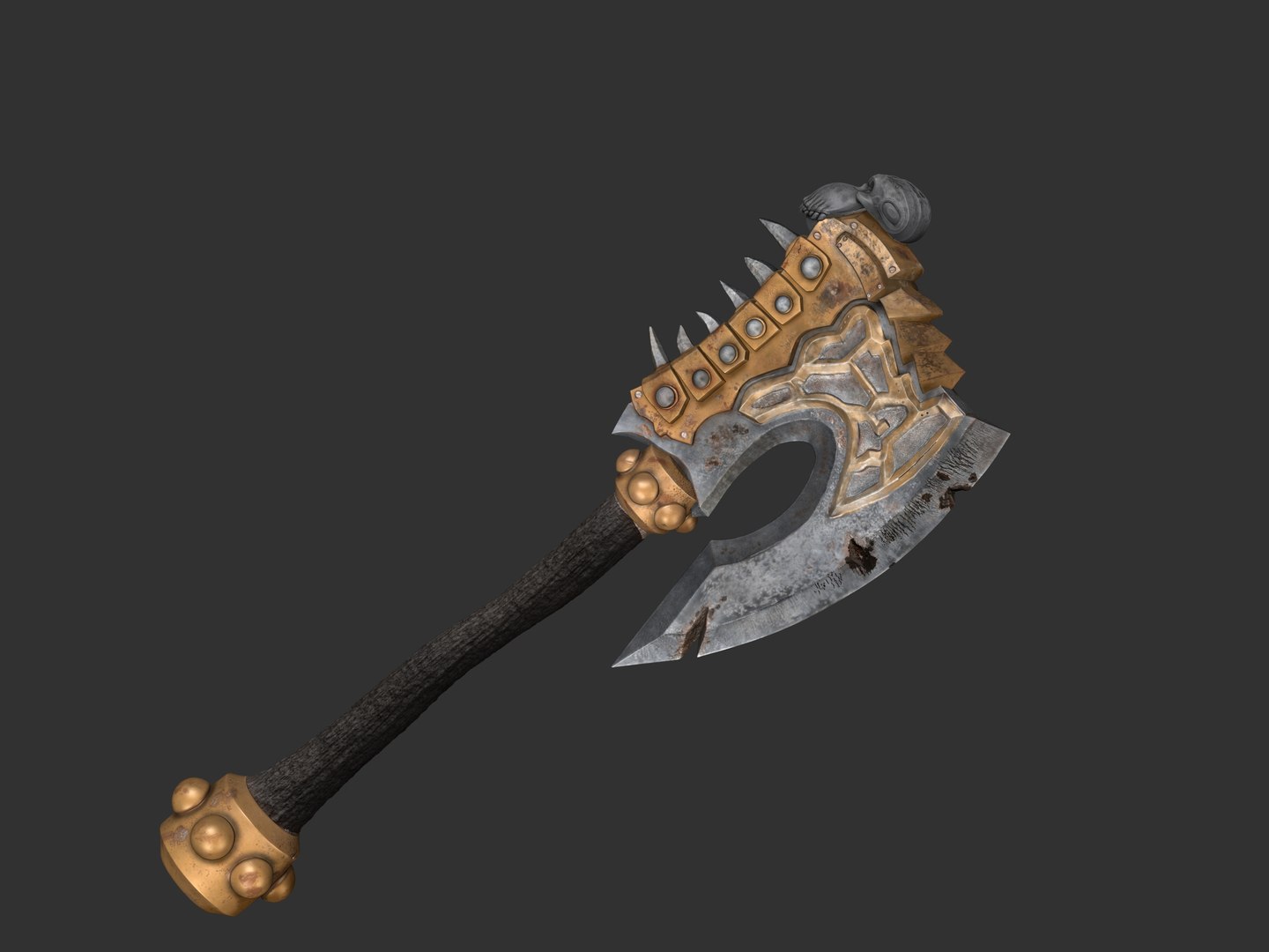3D 3D Orc Character Axe Weapon Model - TurboSquid 1873165