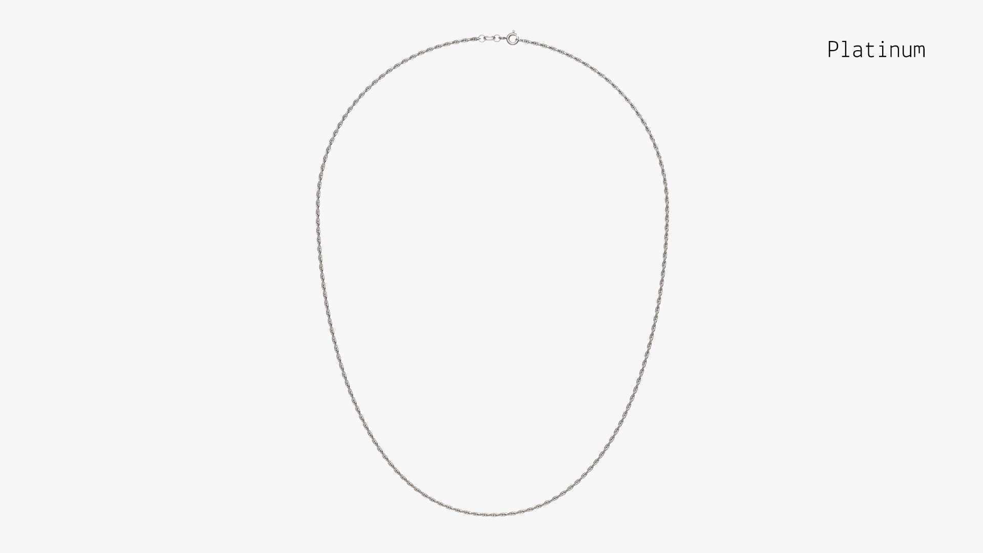 Chain Necklace NL012-0.3 3D Model - TurboSquid 1746597