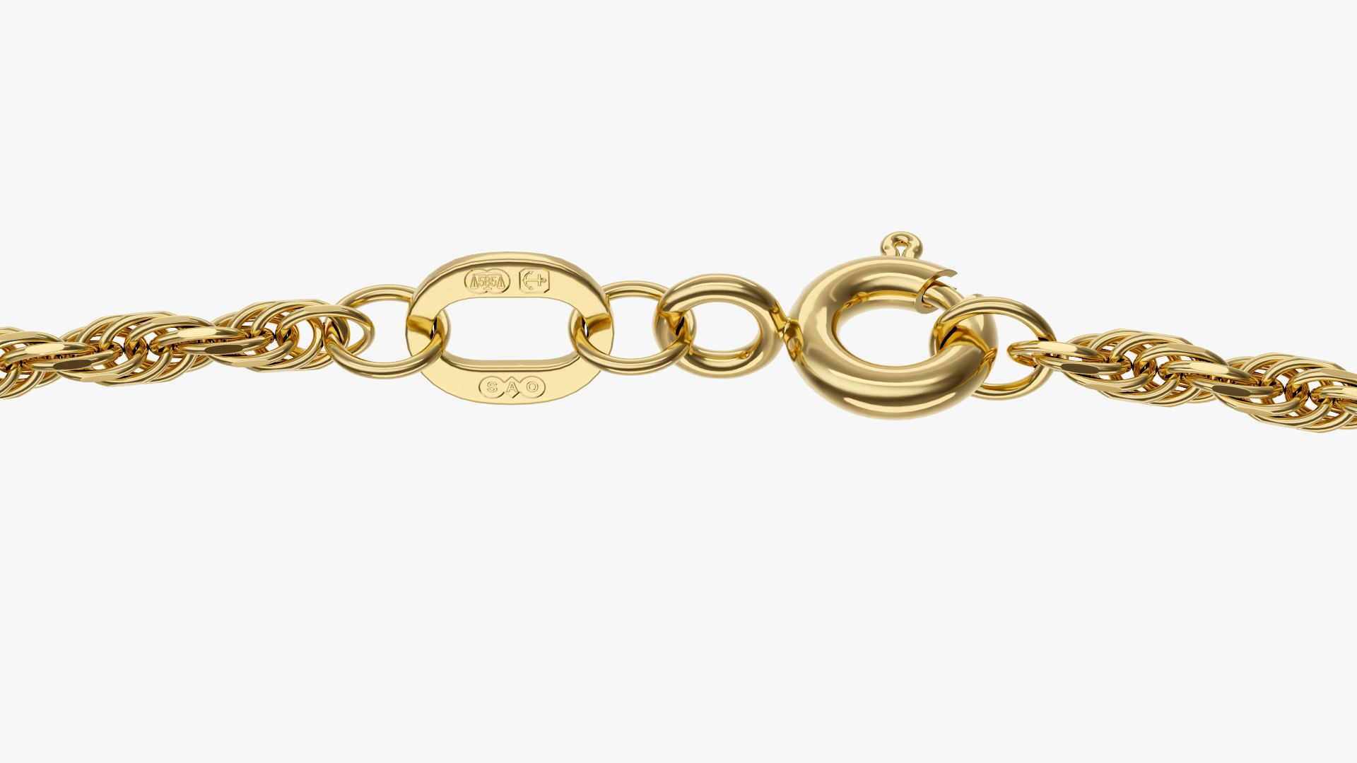 Chain Necklace NL012-0.3 3D Model - TurboSquid 1746597