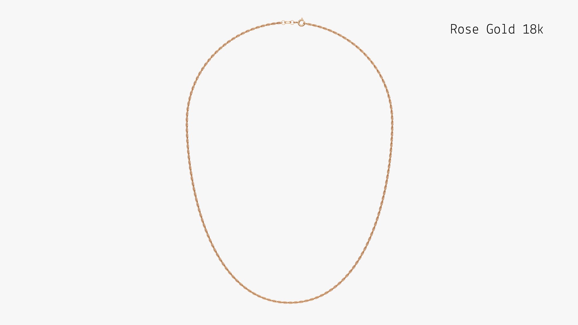 Chain Necklace NL012-0.3 3D Model - TurboSquid 1746597