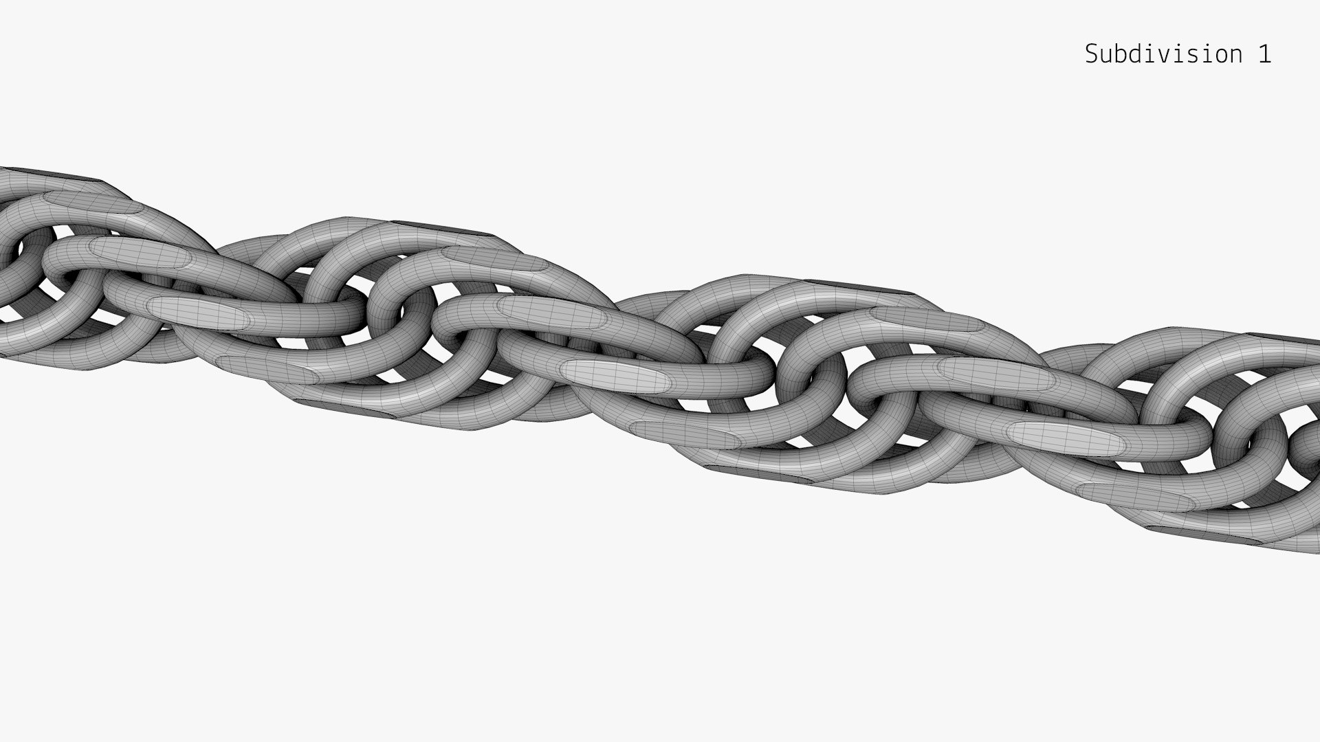Chain Necklace NL012-0.3 3D Model - TurboSquid 1746597