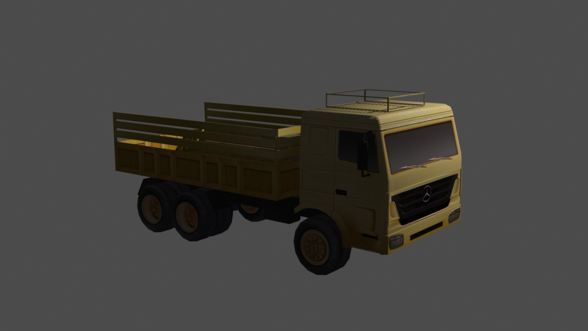 3D Army Truck Model - TurboSquid 2356533