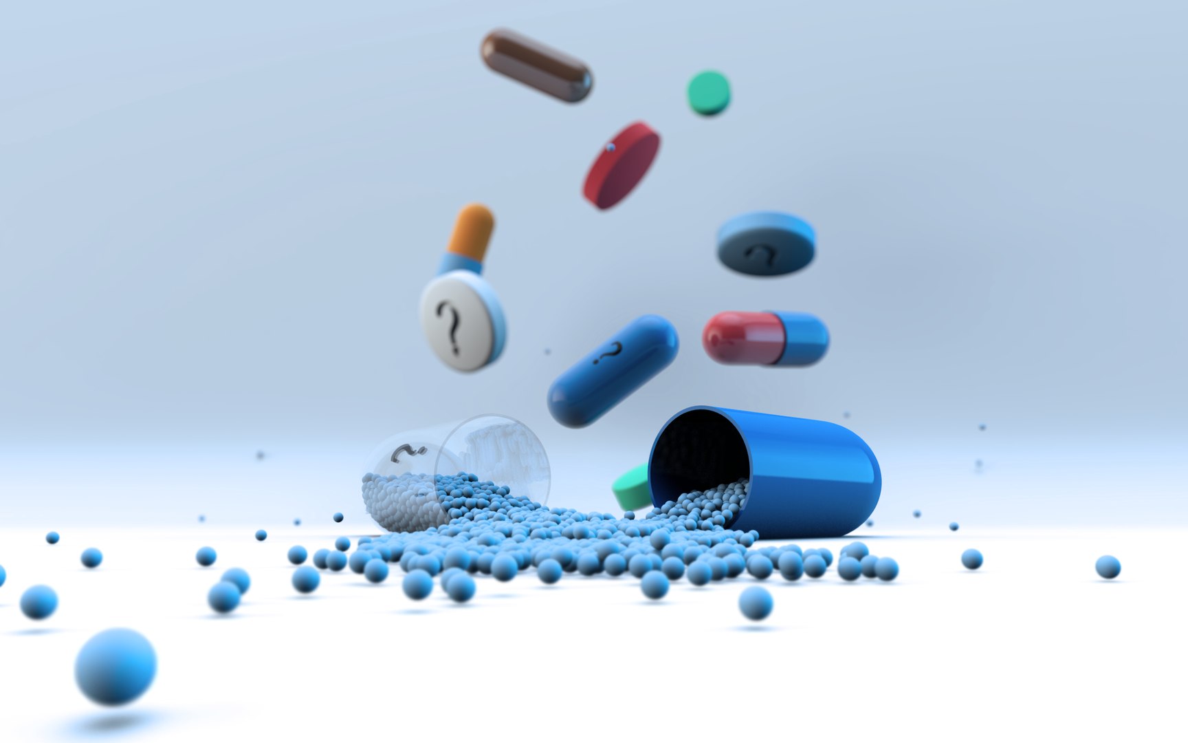 Pills 3d Model