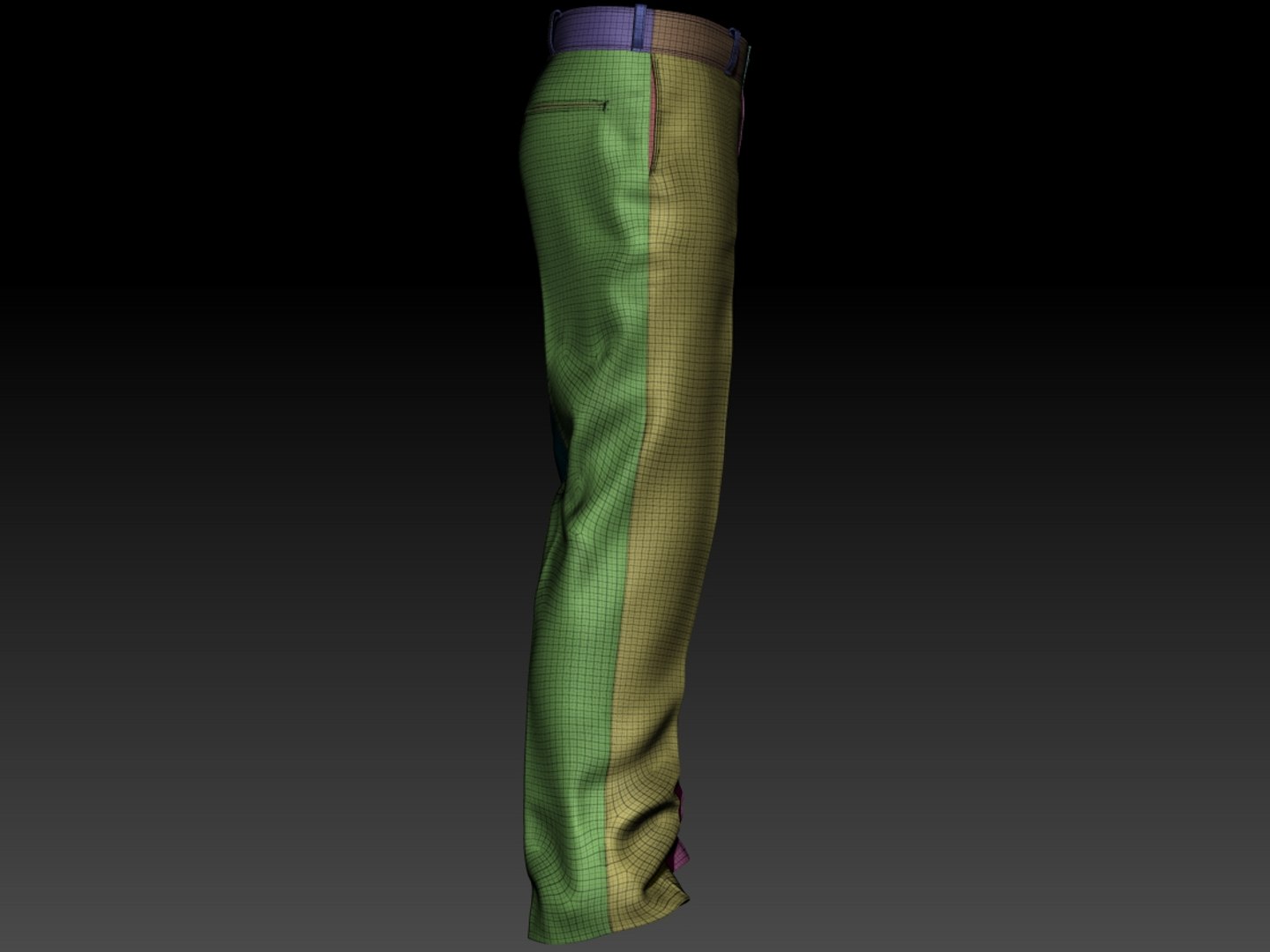 Zbrush Classic Pants 3D Model - TurboSquid 1469507