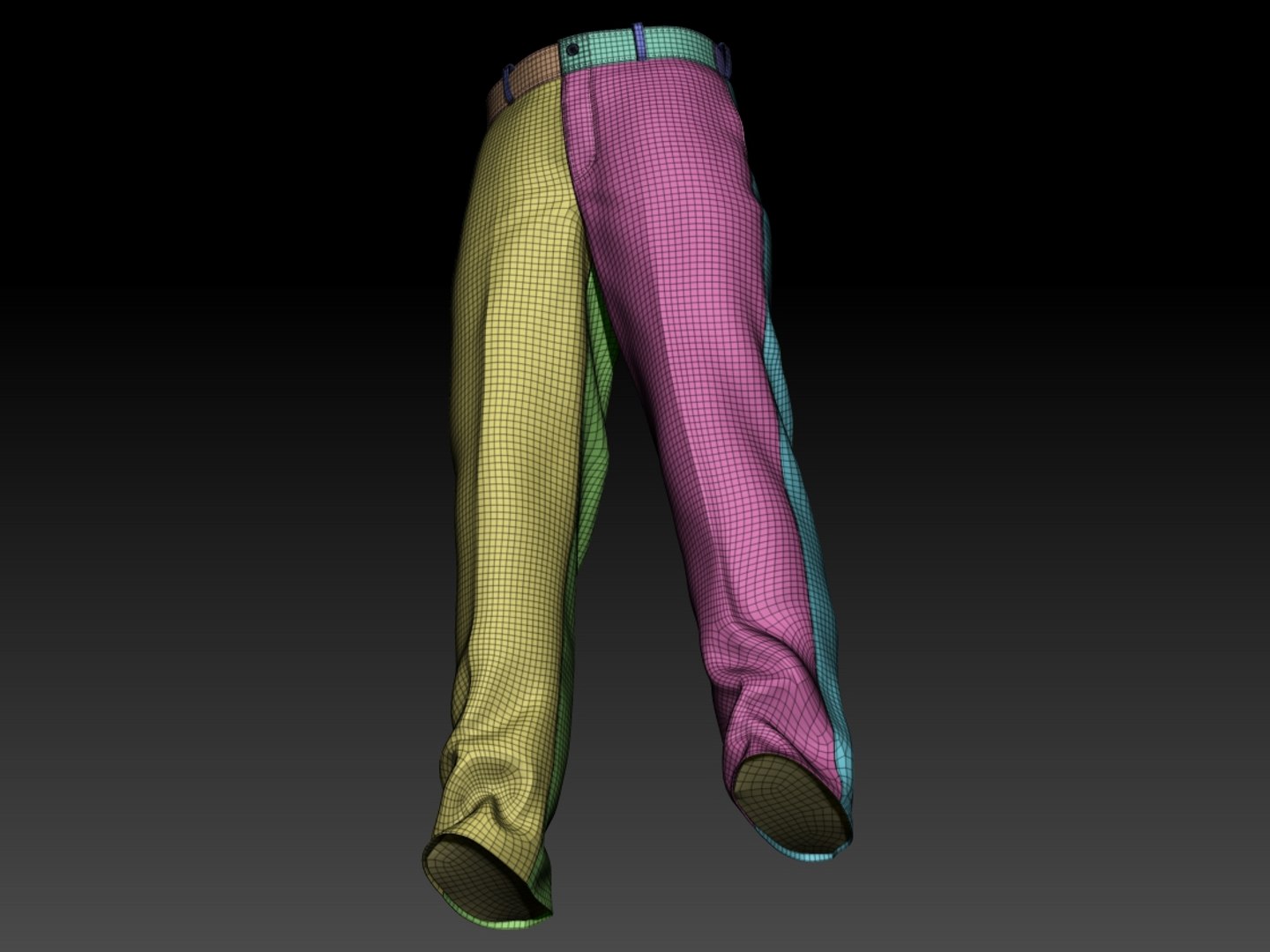 Zbrush Classic Pants 3D Model - TurboSquid 1469507