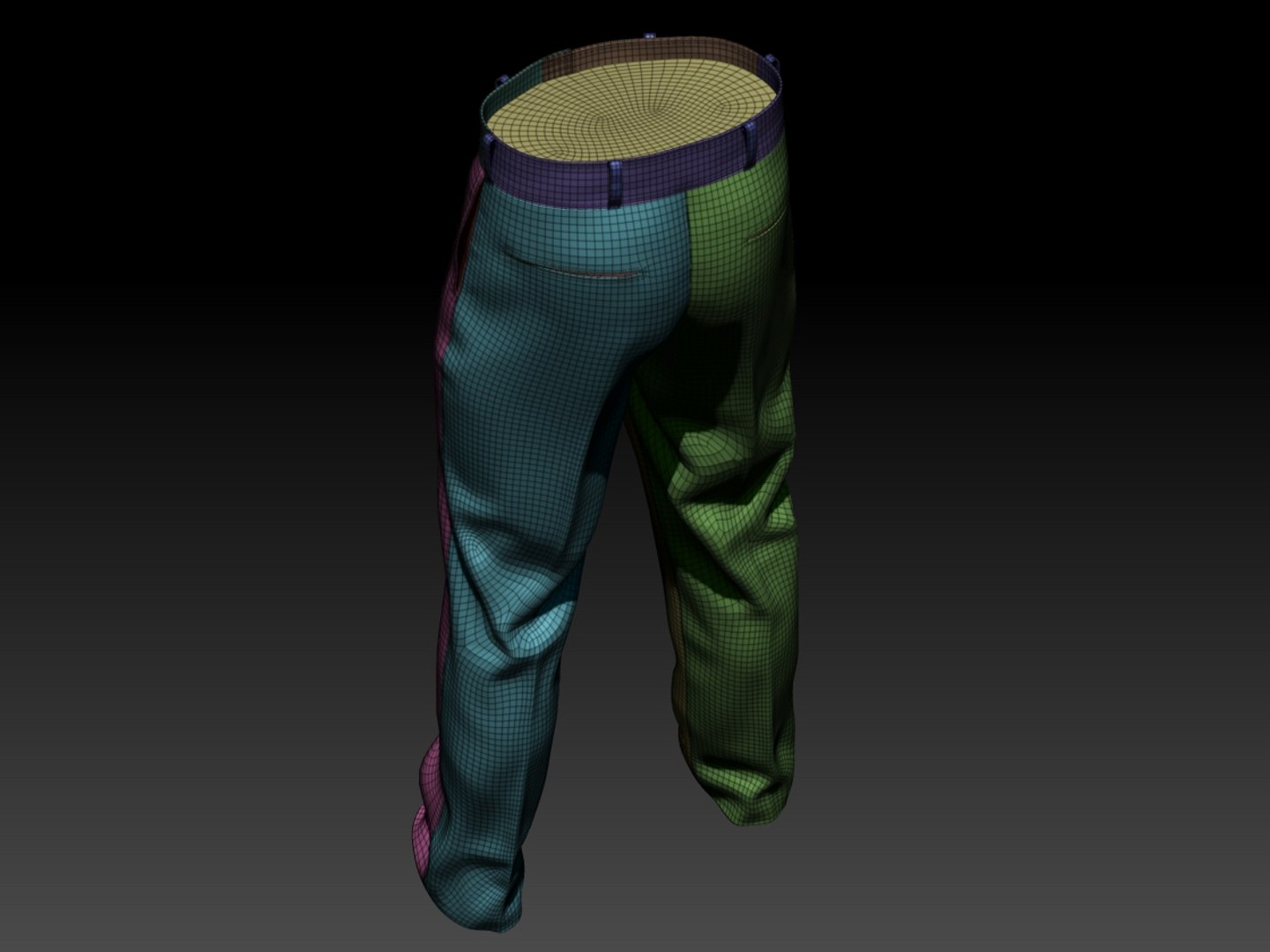 Zbrush Classic Pants 3D Model - TurboSquid 1469507