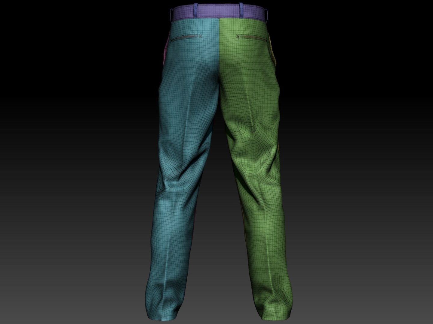 Zbrush Classic Pants 3D Model - TurboSquid 1469507