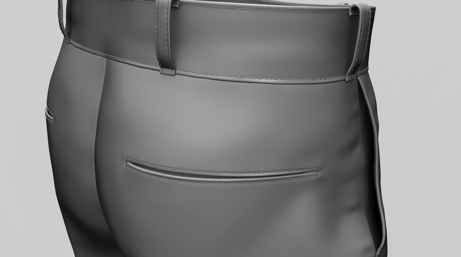 Zbrush Classic Pants 3D Model - TurboSquid 1469507