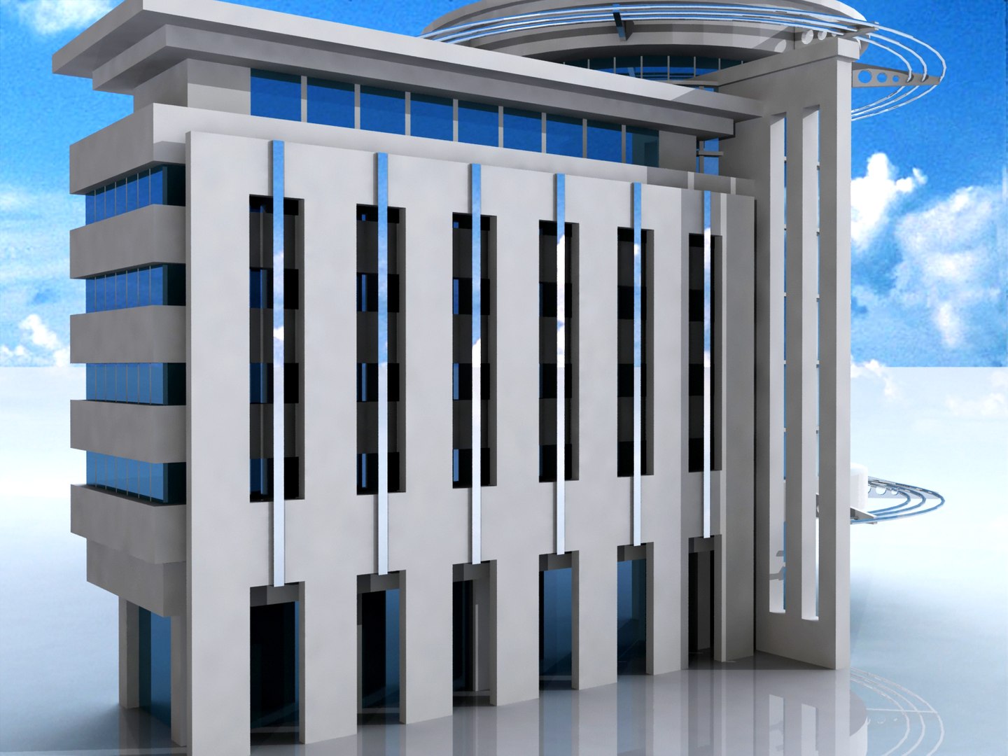 3d Building Skyscraper Model