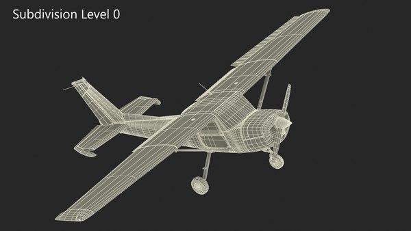 为玛雅装配的单引擎螺旋桨飞机 Cessna 1503D模型 - TurboSquid 2230577