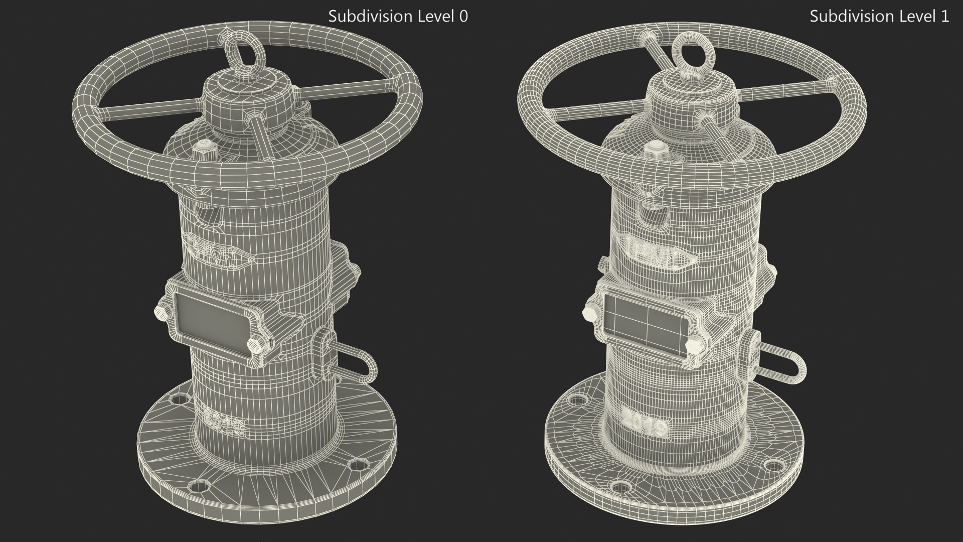 Fire Protection Indicator Posts 3D Model - TurboSquid 1988293