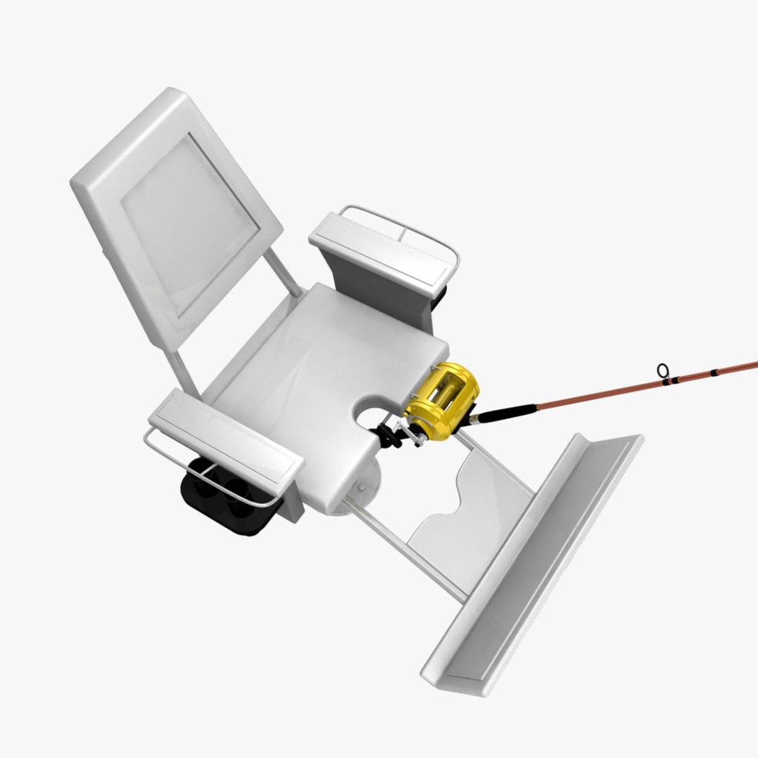 3d Obj Fish Fighting Chair