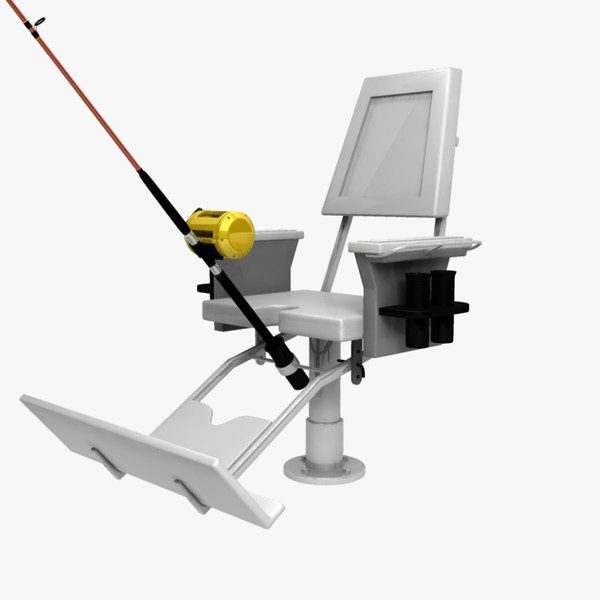 3d obj fish fighting chair