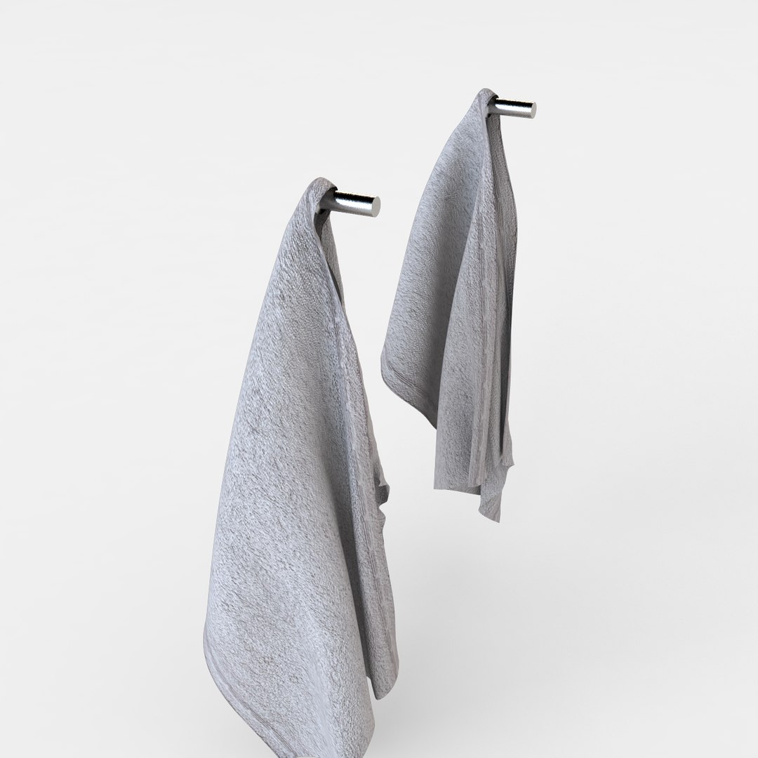 3d towel model
