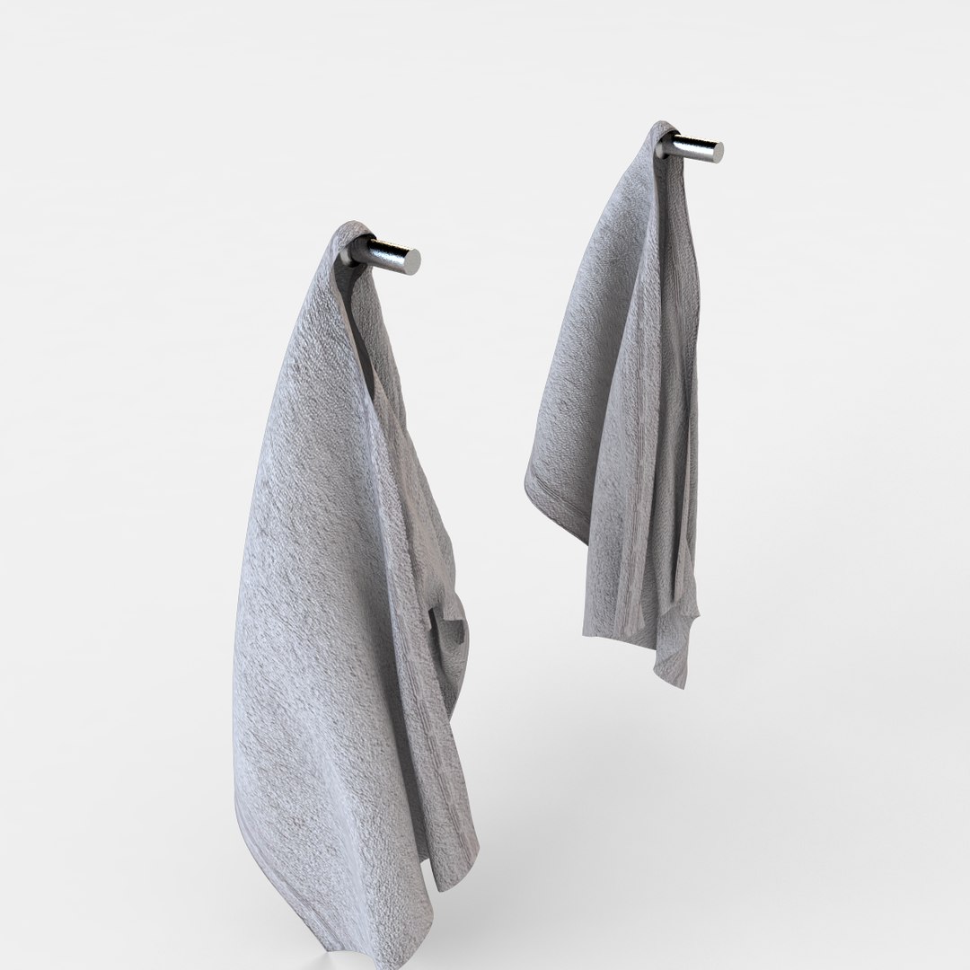 3d towel model