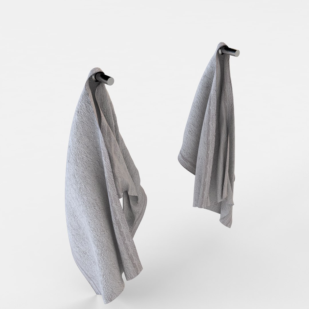 3d towel model