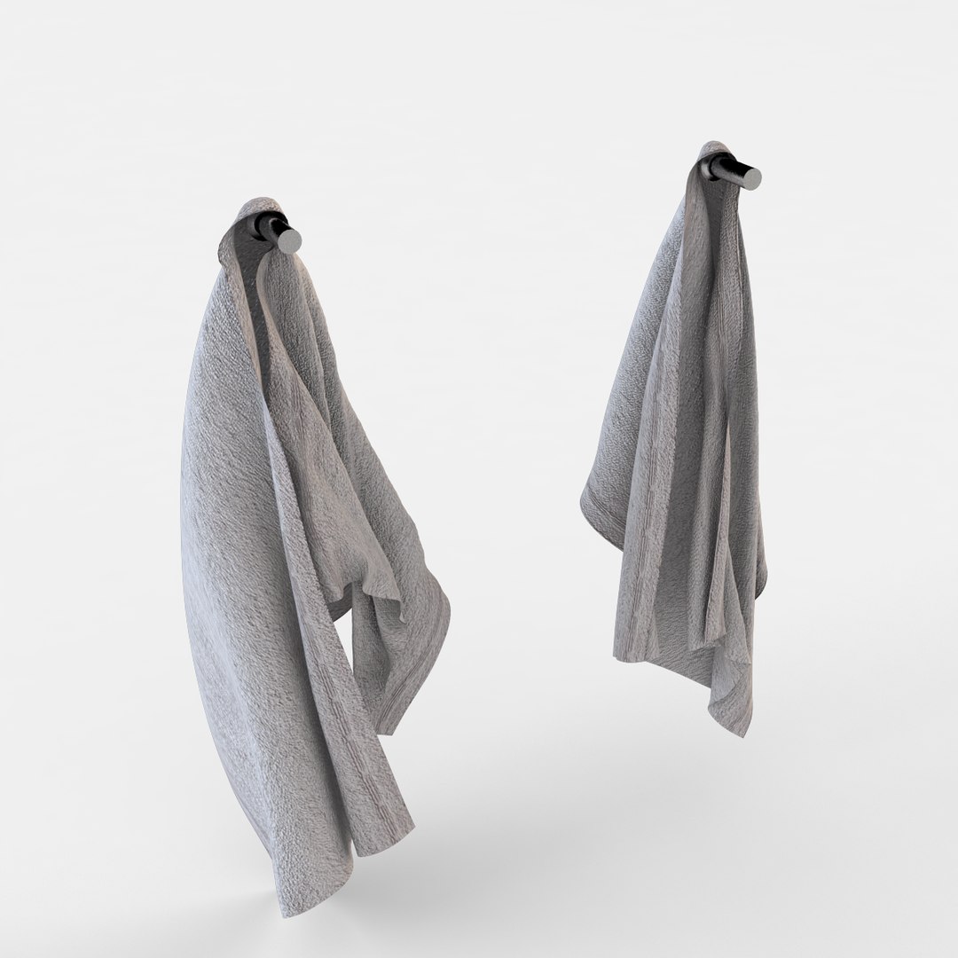 3d towel model