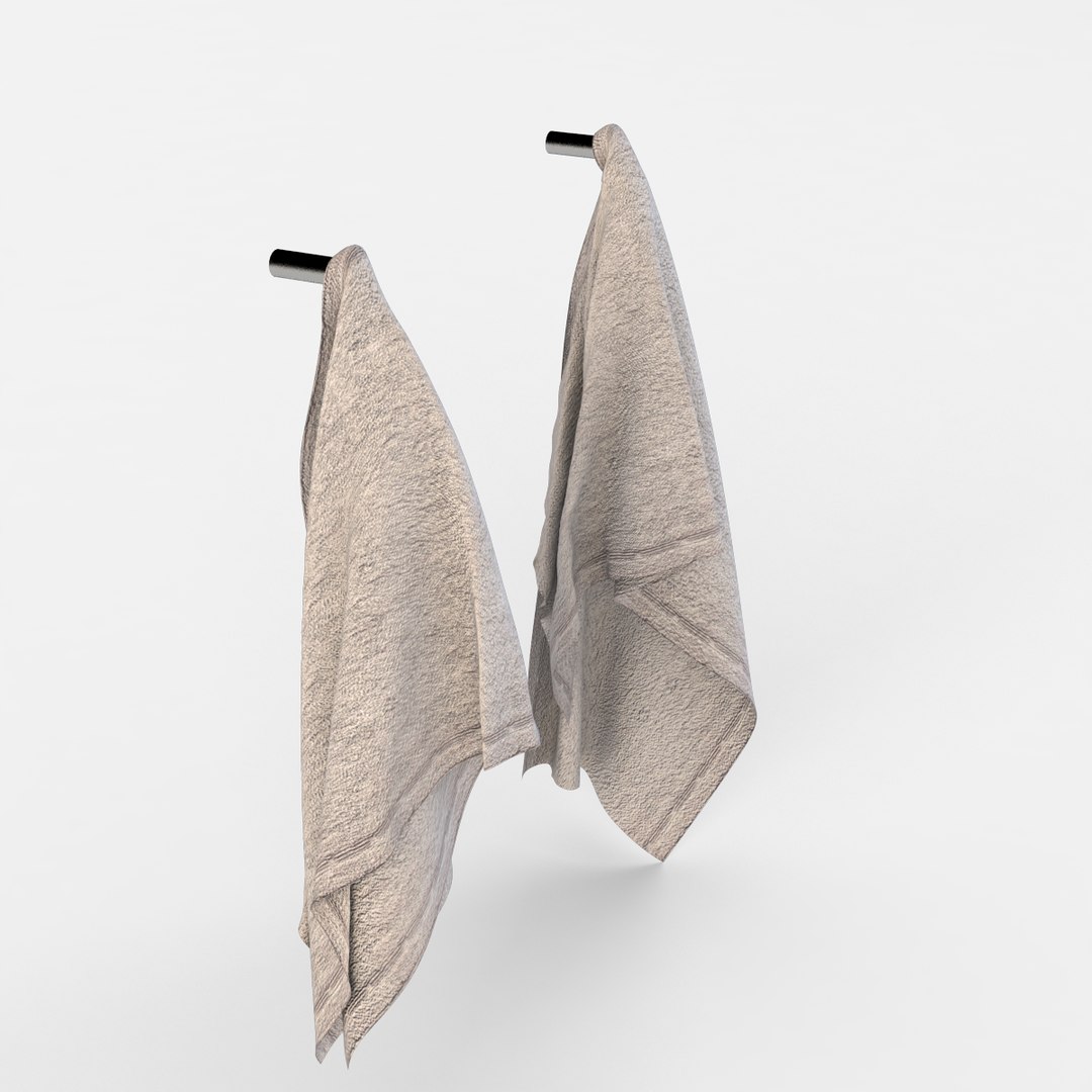 3d towel model